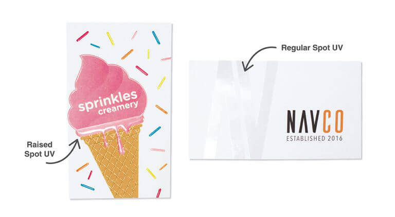 Raised Spot UV Business Cards & Postcards | Primoprint Blog
