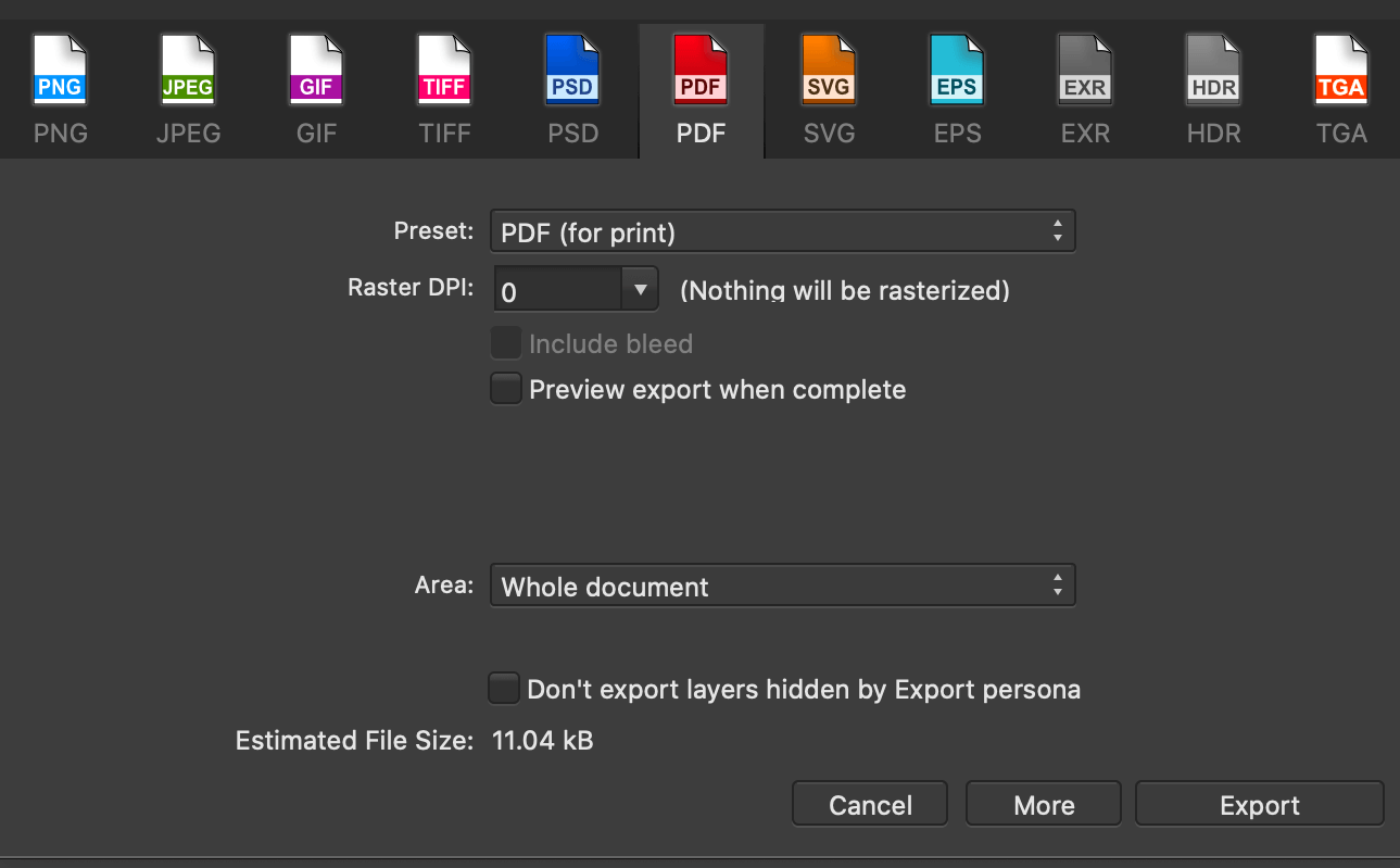 Affinity Designer: Create and Export Print-Ready Vector Files ...