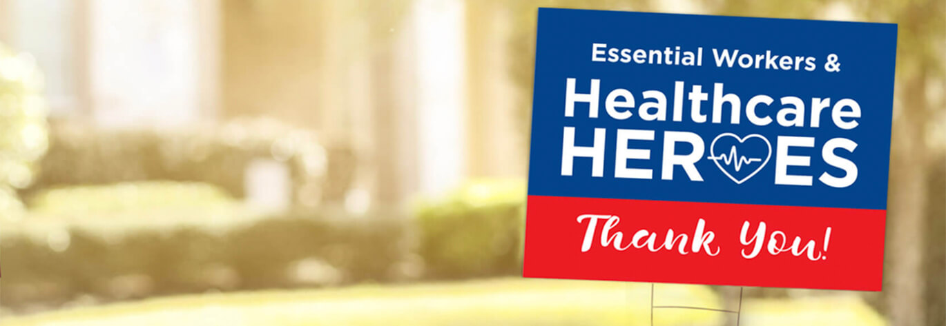 Show Your Community Support with Yard Signs | Primoprint Blog