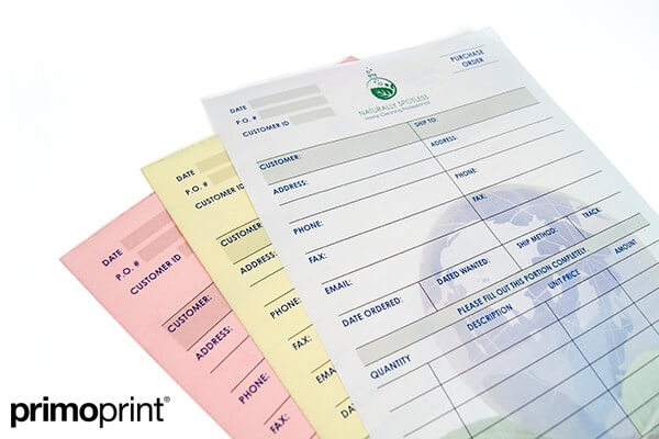 NCR Forms - Custom Carbonless Forms Printing | Primoprint