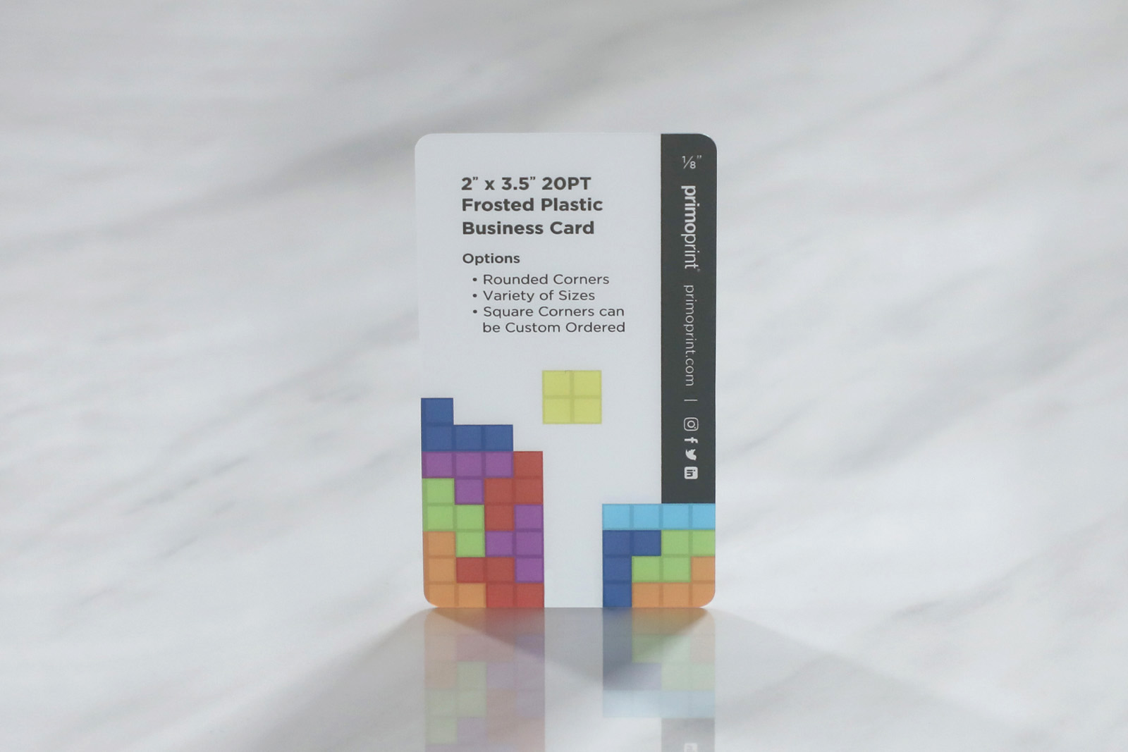 Frosted Plastic Cards - Free Sample Pack | Primoprint