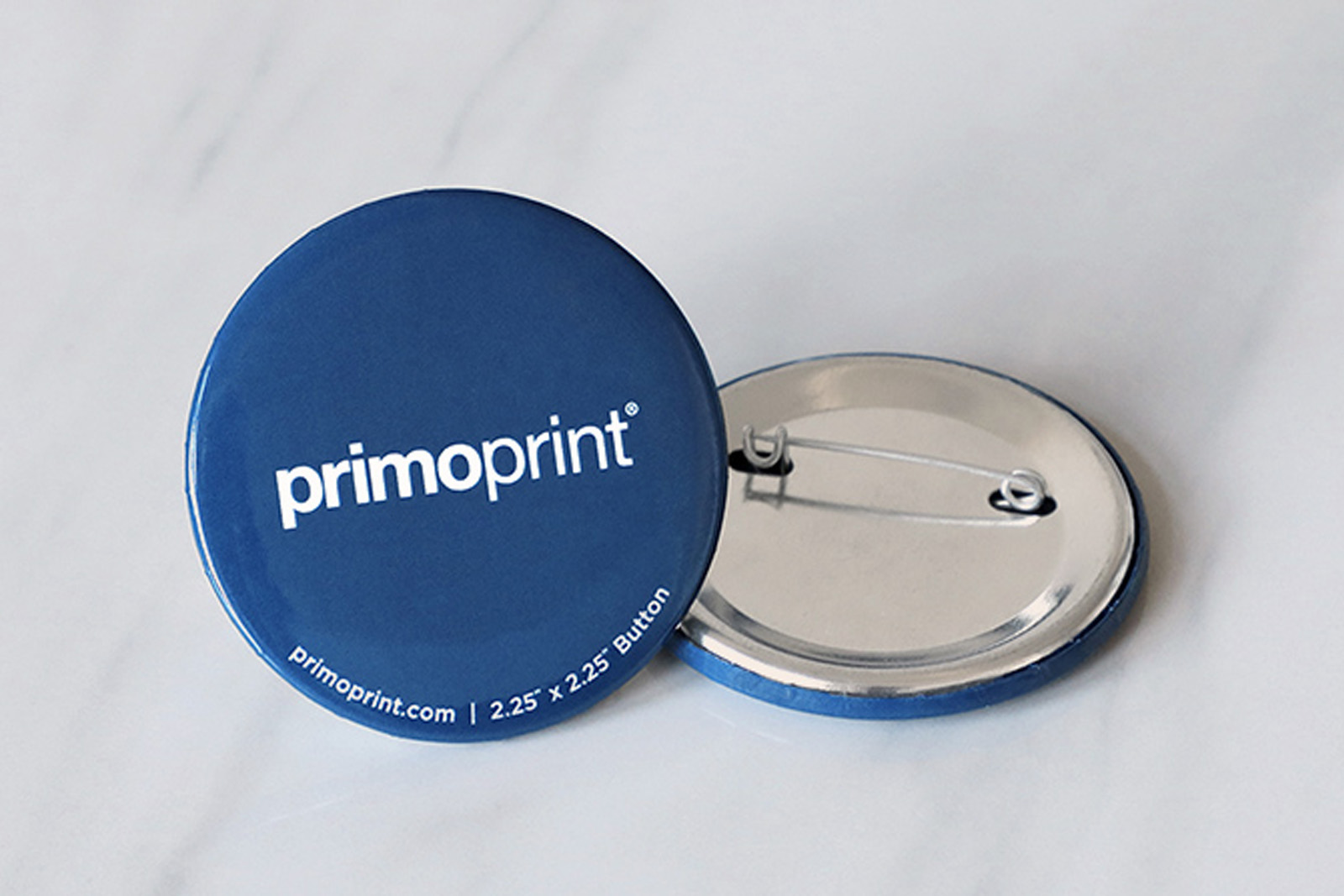 Custom Button with Pin Backing | Primoprint